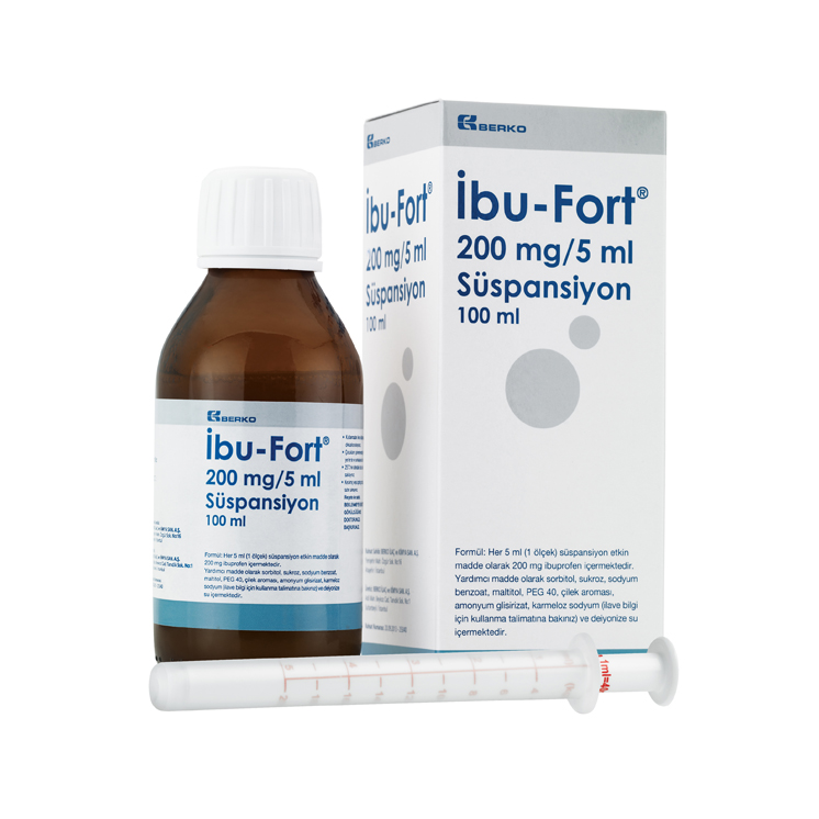 İBU-FORT 200 mg/5 ml SUSPENSION | Berko İlaç