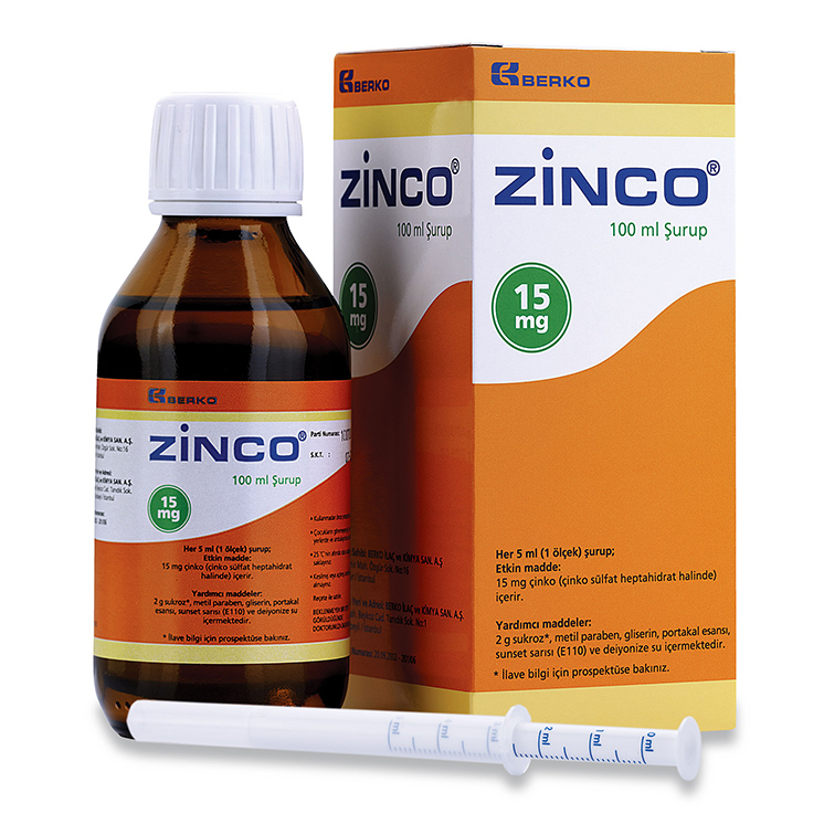 ZINCO SYRUP (100 ml) | Berko İlaç